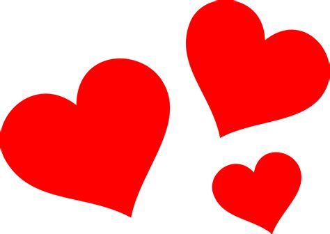 HD Beautiful Red Love Heart Clipart Valentine PNG Citypng Clip Art
