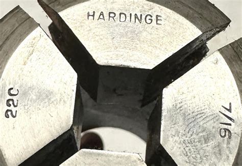 Hardinge 22c Round Collet 7 16 Surplus Select