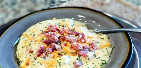 Creamy Cheesy Potato Soup Cookn With Mrs G