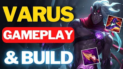Melhor Build Varus Ap Wild Rift Gameplay 2023 Youtube