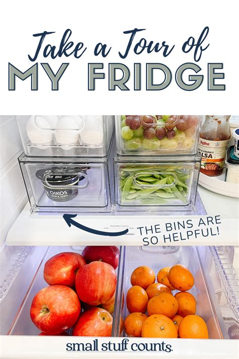Fridge Organization Ideas Tour Our Refrigerator Small Stuff Counts