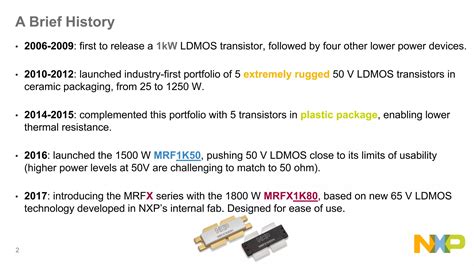 Nxp 65 V Ldmos Introduction Pdf