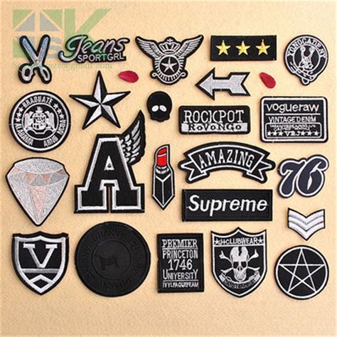 Buy Sk Diy Patches Personality Black And White