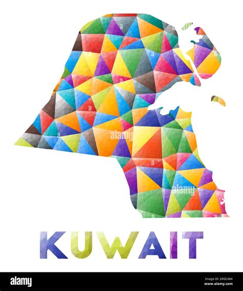 Kuwait Digital Map Cut Out Stock Images And Pictures Alamy