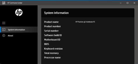 hp command center not showing thermal profile why r hewlett packard