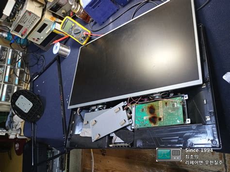 제이씨현 Udea 24인치 Led 모니터 과열로 인한 고장 ―lcd모니터 노트북수리 Lcd수리 메인보드수리 산업용컴퓨터수리센터