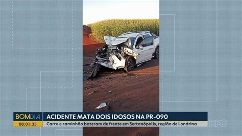 Casal de idosos do interior de SP que estava em carro morre após