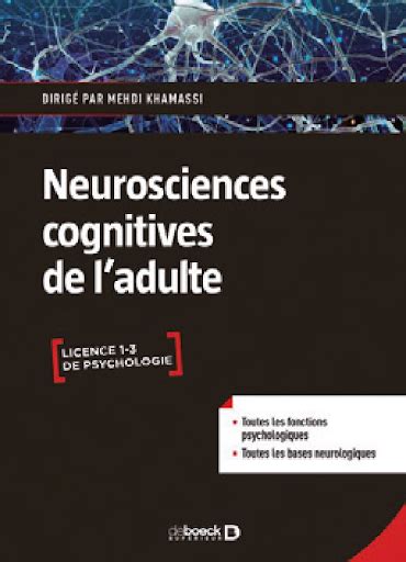Neurosciences Cognitives De Ladulte Anae Revue