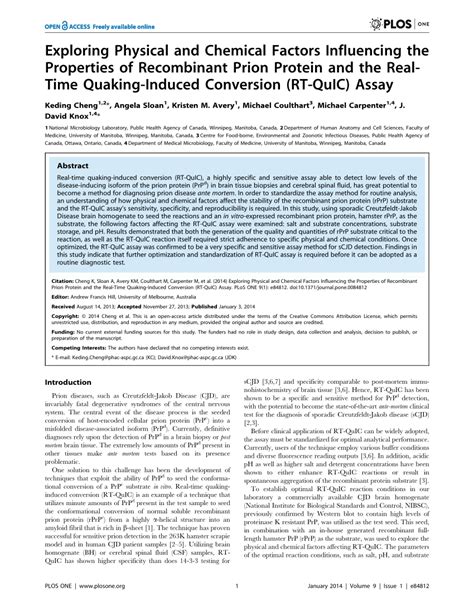 Full Article Exploring Physical And Chemical Factors Influencing The