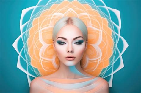 Premium Ai Image Beautiful Spiritual Woman Representing Wisdom