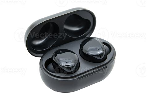 AI Generated Modern Wireless Earbuds In Charging Case 41732345 PNG