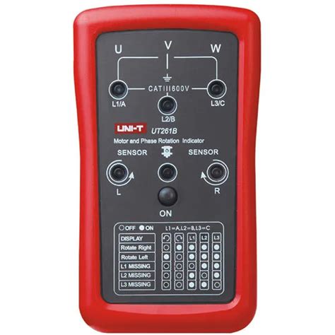 UNI T UT B Phase Sequence Motor Rotation Indicator Meter In Pakistan