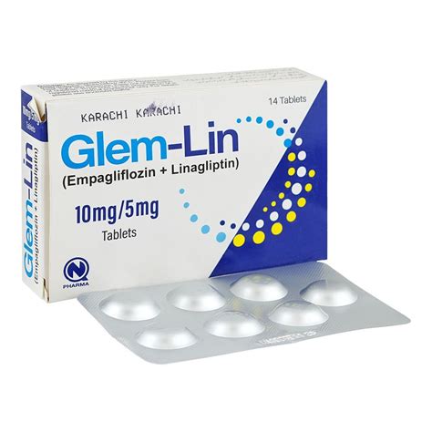 Glem Lin 10mg5mg Tablets Box