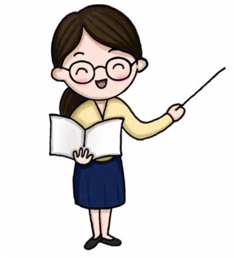 最美老师简笔画彩色 简笔画图片大全