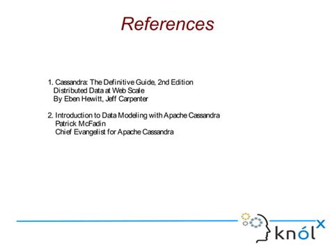 Cassandra Data Modelling Odp