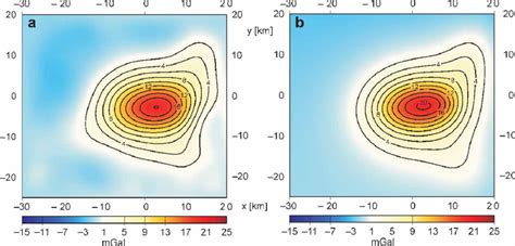 A Residual Gravity Anomaly Mgal B Gravity Field Of 3 Line Download Scientific Diagram