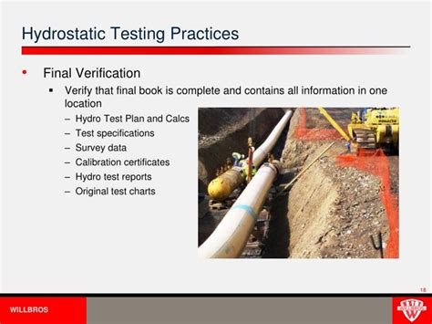 PPT Hydrostatic Testing Practices Establishing Verifiable Traceable And Accurate