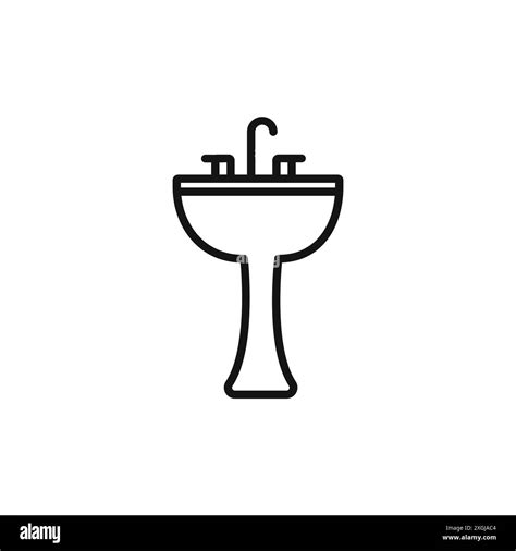 Bathroom Sink Stock Vector Images Alamy