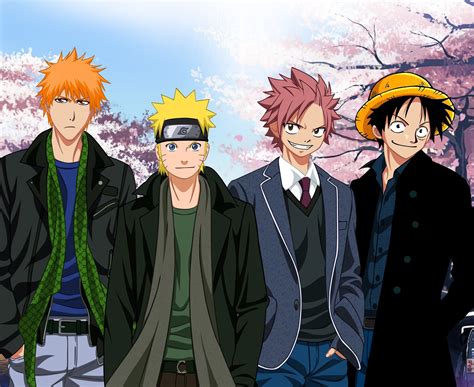 One Piece X Naruto Wallpapers Wallpaper Cave
