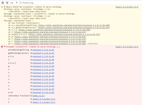 How To Log Knockoutjs Errors Blog It