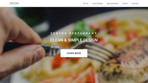 How To Make A Responsive Simple Food Website With Menu Using Html Css Js And Bt Codingissoeasy