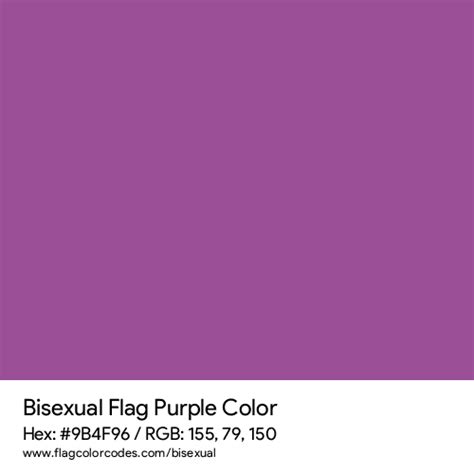 Bisexual Flag Color Codes