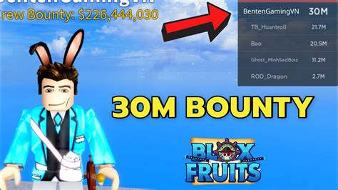 Tôi Đạt 30m Bounty Sức Mạnh Như Nào Blox Fruits Youtube