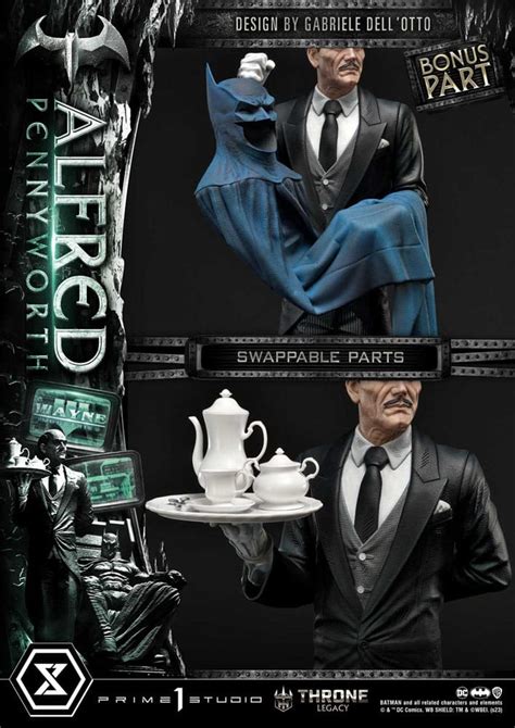 14 Quarter Scale Statue Alfred Pennyworth Batman Comics Bonus