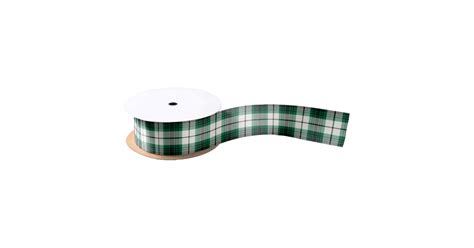 Lamont Clan Dress Tartan Green Scottish Plaid Satin Ribbon Zazzle