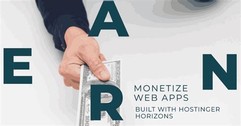 How To Monetize Web App Built With Hostinger Horizons Ai
