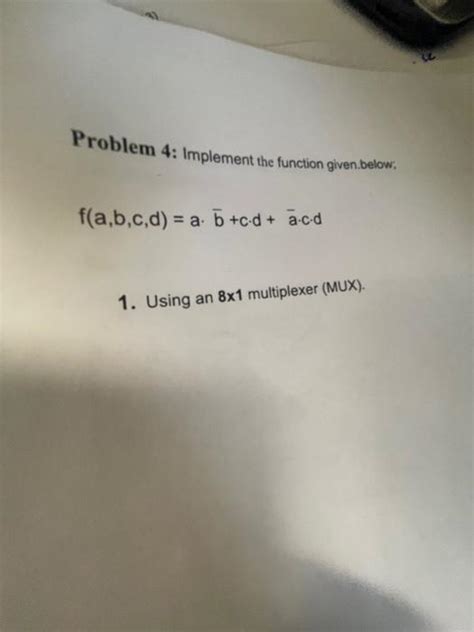 Solved Problem 4 Implement The Function Givenbelow