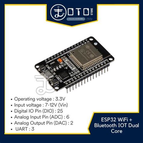 jual esp32 wifi bluetooth iot dual core development board esp 32