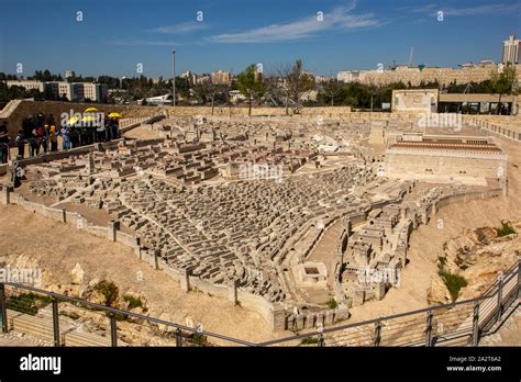 Holyland Model Of Jerusalem Scale Model Of The City Of Jerusalem In The