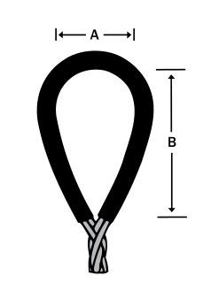 915 Nine Part Braided Wire Rope Sling