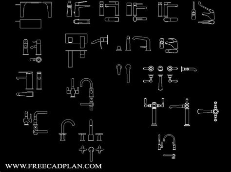 Basin Mixer Taps Dwg Cad Block In Autocad Download Free Cad Plan 2024