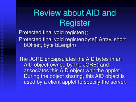 Ppt Java Card Technology Ch09 Applet Firewall And Object Sharing