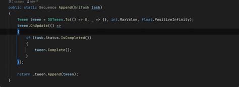 Cant Seem Be Able To Convert A Unitask Into A Tween For Using It Inside An Already Existing