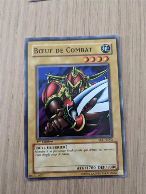 Carte Yu Gi Oh Yugioh Boeuf De Combat 1ere Edition Ske Fr002 Eur 250