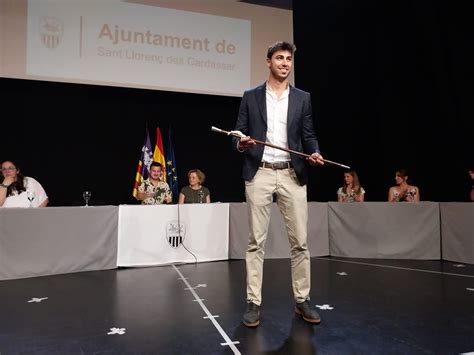 Alcaldes de Mallorca Jaume Soler jura en el Ajuntament de Sant Llorenç
