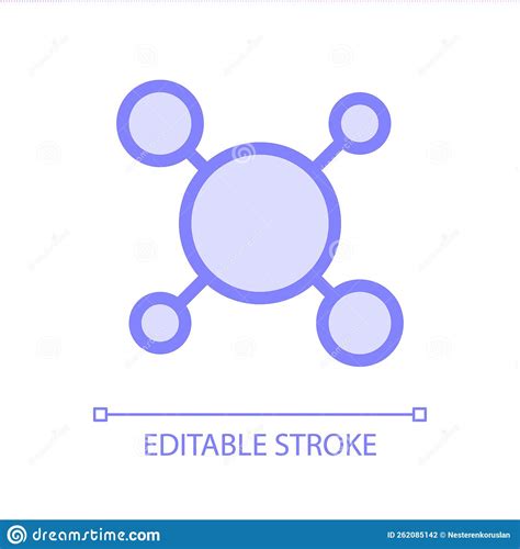 Structure Of Molecules Pixel Perfect Glassmorphism Ui Icon Stock Vector Illustration Of