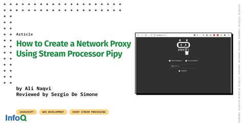 Infoq Meet Pipy An Opensource Cloudnative Network Stream Processor Ali Naqvi Describes