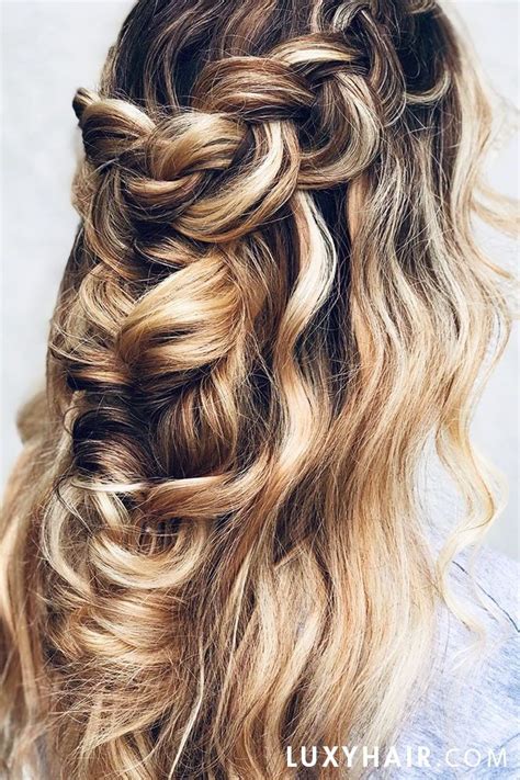 Waterfall Braid How To Do A Waterfall Braid Step By Step Guide Rope Braided Hairstyle Luxy