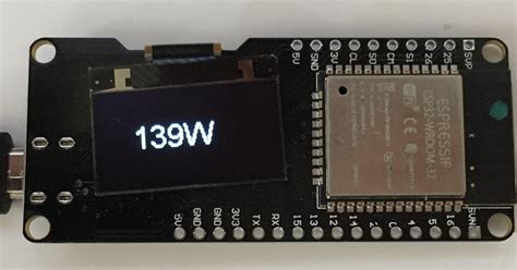 Marxy S Musing On Technology ESP OLED Display Of Power Generated Via Fronius Inverter