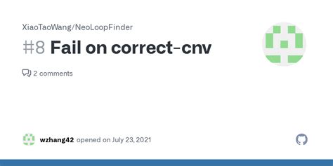 Fail On Correct Cnv Issue 8 XiaoTaoWang NeoLoopFinder GitHub