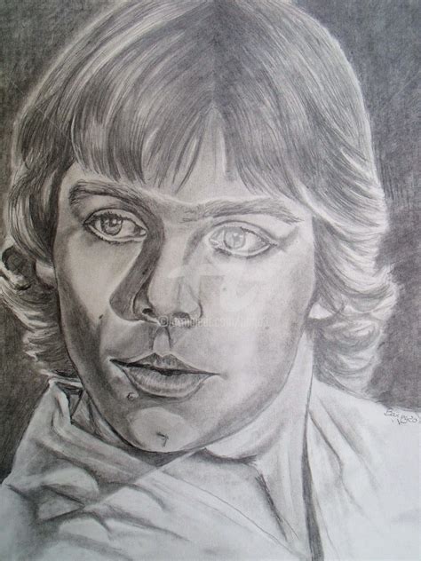 Luke Skywalker Drawing By Barjo3 Artmajeur