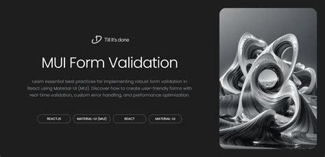 Master Material Ui Form Validation In React