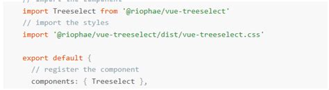 Vue Treeselect S