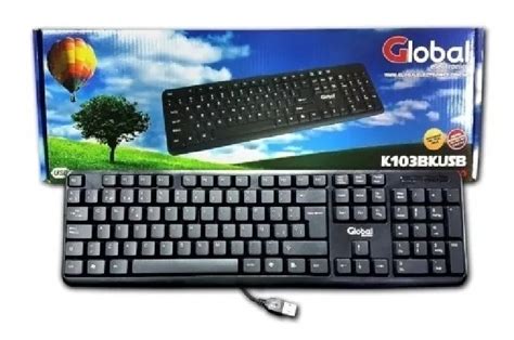 Teclado Con Cable Usb Global Electronics K Recargas Rafaela