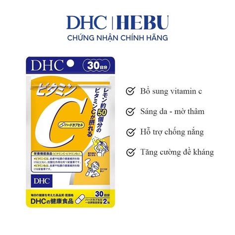 Viên Uống Dhc Bổ Sung Vitamin C Nhật Bản 60vgói Chính Hãng