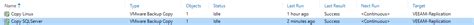 Copy Job Is Idle In Veeam But Data In Zabbix Show 0 Progress And Last